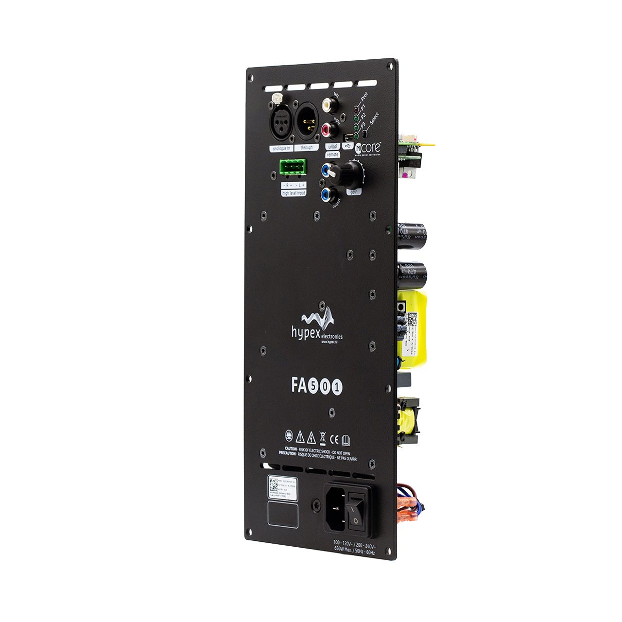 Hypex FusionAmp FA501 with on-board SMPS and DSP